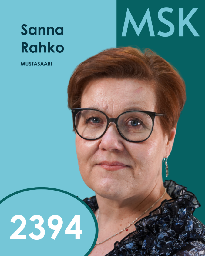 Sanna Rahko 2394 - MSK - Mustasaaren Suomenkielisten Kunnallisjärjestö ry
